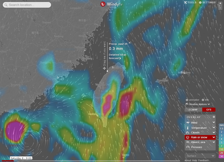 [實用] Windyty 動畫圖解天氣網站@輕鬆看懂氣象與颱風資訊 - 簡單生活Easylife
